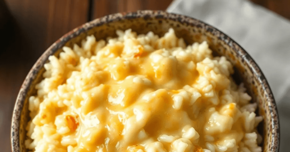 Easy Cheesy Rice Recipe